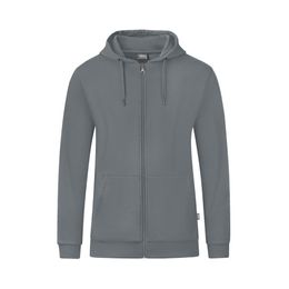 Jako Athletic Zip-Up Hoodie male Grey size XXL