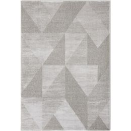 Teppich Astra, B:80cm H:13mm L:150cm, grau, Kunstfaser, Wohnzimmer, Teppiche, "Maglie 242", Kurzflor, modernes Design, Wohnzimmer, Schlafzimmer,