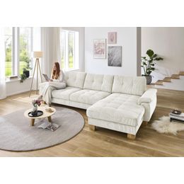 Ecksofa DIE PLANBAR, B:316cm H:86cm T:177cmnatur, 88% Polyester;12% Polyamid, Wohnzimmer, Sofas, "PP-LA19101 L-Form, Breite 316 cm", wahlweise mit