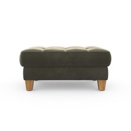 Sit & More Stauraumhocker SIT & MORE, B:101cm H:47cm T:66cm, gr&uuml;n, 100% Polyester, Hocker, "Westham", wahlewise mit/ohne Federkern