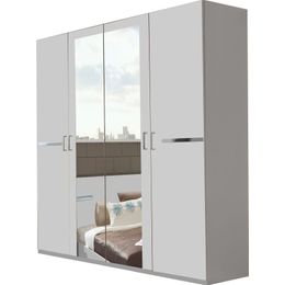 Kleiderschrank wimex, B:180cm H:210cm T:58cm, wei&szlig;, Schlafzimmer, Schr&auml;nke, "Anna"
