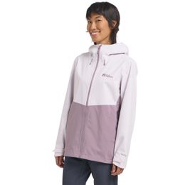 Jack Wolfskin Damen Funktionsjacke "WEILTAL 2L JKT W", lila, Gr. XL, Obermaterial: 100% Polyester, Jacken, Wasserdicht, atmungsaktiv, &Uuml;bergangsjacke