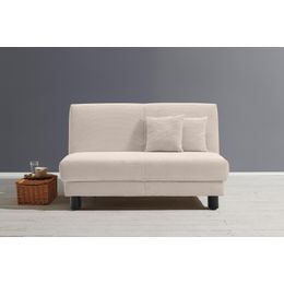 ell+ell Schlafsofa ELL + ELL, B:125cm H:90cm T:100cm, beige, 92% Polyester 8% Nylon, Jugendzimmer, Sofas, "Enny"