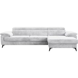 Ecksofa OTTO HOME, B:300cm T:169cm, grau, 95% Polyester (PES) 5%Polyamid (PA), Wohnzimmer, Sofas, "Astra L-Form, B: 300 cm, inkl.