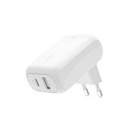 Belkin Smartphone-Ladeger&auml;t "BoostCharge Ladeger&auml;t mit zwei Anschl&uuml;ssen (42 W)", B:10,1cm H:4,56cm T:10,1cm, wei&szlig;, Ladeger&auml;te, geeignet f&uuml;r Apple