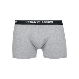 Urban Classics Herren Boxershorts "Urban Classics Herren Boxer Shorts 3-Pack", Gr. Lgrau schwarzgr&uuml;n schwarz, 95% Baumwolle, 5% Elasthan, Unterhosen