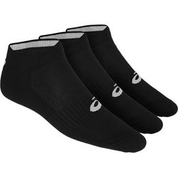 asics Herren Sportsocken, Gr. 47, schwarz, Obermaterial: 70% Baumwolle, 16% Nylon, 11% Polyester, 3% Elasthan, Socken, F&uuml;&szlig;ling-Design, mit