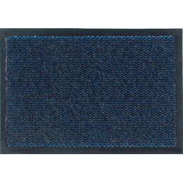 L&auml;ufer Astra, B:120cm H:7mm L:180cm, blau, Kunstfaser, Flur, Teppiche, "Saphir 617", In -und Outdoor geeignet