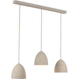 Sch&ouml;ner Wohnen Kollektion LED Pendelleuchte "TRAVENTA", 3, &Oslash; 21cm H: 120cm, 1 Stk.travertinoptik, SCH&Ouml;NER WOHNEN-KOLLEKTION, Leuchten, SCH&Ouml;NER WOHNEN Kollektion,