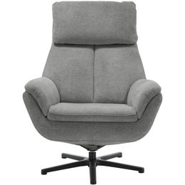 Relaxsessel DIE PLANBAR, B:79cm H:108cm T:89cm, grau, 100% recyceltes Polyester, Wohnzimmer, Sessel, "MP-RS20079", 360 drehbar, Wippfunktion