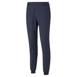 Puma Damen Golfhose "Dealer Golf-Jogginghose Herren", blau, Gr. 30, unifarben, Obermaterial: 100% Polyester; Rippe: 100% Polyester; Tasche &ndash; Oben: