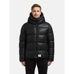 Khujo Herren Steppjacke "Alst"schwarz, Gr. M, Obermaterial: 100% Polyurethan; Innenfutter: 100% Nylon; Wattierung: 100% Polyester; Beschichtung: 100%