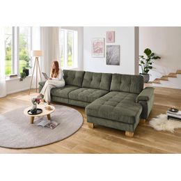 Ecksofa DIE PLANBAR, B:316cm H:86cm T:177cmforest, 88% Polyester;12% Polyamid, Wohnzimmer, Sofas, "PP-LA19101 L-Form, Breite 316 cm", wahlweise mit