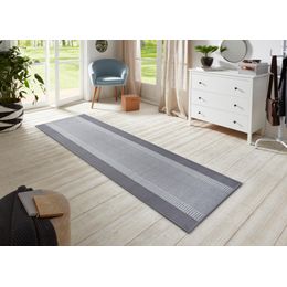 Teppich Hanse Home, B:80cm H:9mm L:300cm, grau, Kunstfaser, Wohnzimmer, Teppiche, "Band", Kurzflor, weich, L&auml;ufer Gr&ouml;&szlig;en, Wohnzimmer, Schlafzimmer,