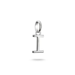 Thomas Sabo Damen Charm Buchstabe "Charm Alphabet/Buchstabe - Connect", I, silber, Silber 925 (recycelt), Charms