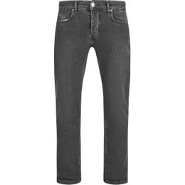 2Y Premium Herren Bequeme Jeans "2Y Premium Herren 2Y Tapered Fit Jeans"schwarz, Gr. 30, unifarben, 97% Baumwolle, 3% Elasthan, Jeans