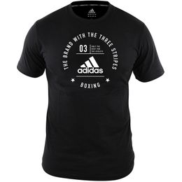 T-Shirt "Community T-Shirt &ldquo;Boxing&rdquo;", XS, schwarz-wei&szlig;, adidas Performance, Shirts