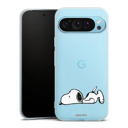 DeinDesign Google Pixel 9 Pro XL Handy Silikon H&uuml;lle Case transparent Handyh&uuml;lle Official Licensed Product Snoopy Peanuts Silikon Case