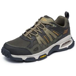 Skechers Herren Outdoorschuh "SKECH-AIR ENVOY", Gr. 47,5olivgr&uuml;n, Leder, Textil, Schuhe, mit Air-Cooled Memory Foam