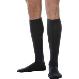 RELAXSAN Damen St&uuml;tzkniestr&uuml;mpfe "RelaxSan "Elastic Cotton", Kl. II, 22-27 mmHg, anatomisch geformt", XL, schwarz, Obermaterial: 53% Baumwolle, 31%