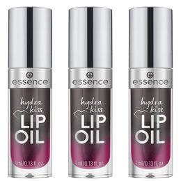 Essence Damen Lipgloss "hydra kiss LIP OIL", schwarz, Lippen-Kosmetika, mit hochgl&auml;nzendem Finish