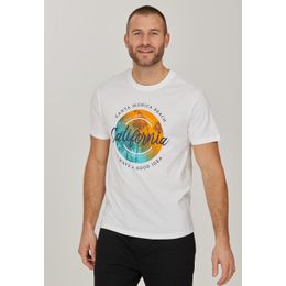 CRUZ Herren T-Shirt "Edmund", wei&szlig;, Gr. XXXL, bedruckt, 100% Baumwolle, Shirts, mit coolem Print