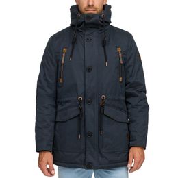 INDICODE Herren Parka "INGillespie"schwarz, Gr. L, unifarben, Web, Obermaterial: 100% Polyester, Jacken