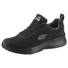 Skechers Damen Sneaker "Skech-Air Dynamight - Fast Brake", Gr. 35, schwarz, Synthetik, Textil, Schuhe, Metallic-Element an der Ferse, Freizeitschuh,