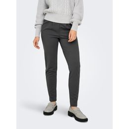 Only Damen Jogger Pants "ONLPOPTRASH LIFE EASY COL PANT PNT NOOS", grau, Gr. S, unifarben, Milano Rib, Obermaterial: 63% Viskose, 32% Nylon, 5%