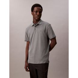 Calvin Klein Herren Poloshirt "SS SUPIMA CHEST EMB POLO", gr&uuml;n, Gr. M, unifarben, Piqu&eacute;, Obermaterial: 100% Baumwolle, Shirts, Mit Rundhalsausschnitt