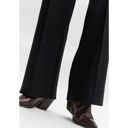 V&eacute;ro Moda VERO MODA Damen Schlupfhose "VMBECKY HR WIDE PULL ON PANT", schwarz, Gr. M, unifarben, Obermaterial: 95% Polyester, 5% Elasthan, Hosen
