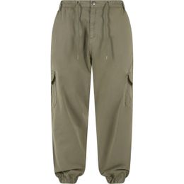 DEF Damen Cargohose "DEF Herren DEF Kindou Cargopants"olive, Gr. 32, unifarben, 100% Baumwolle, Hosen