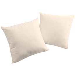 Dekokissen WIRTH, B:50cm L:50cm, beige, Baumwolle, Polyester, Kinderzimmer, Dekokissen_Sitzkissen_Kissenh&uuml;llen, "Newbury", Kissenh&uuml;lle ohne F&uuml;llung,