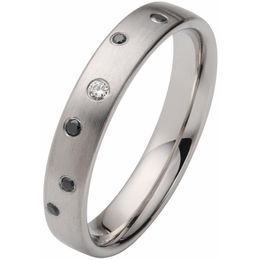 Firetti Damen Trauring "Schmuck Geschenk Hochzeit Ehering "LIEBE"", 20, 0,07 SI = kleine Einschl&uuml;sse mit Brillanten, Silber 925 (Sterlingsilber),