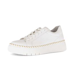 Gabor Damen Sneaker "Sneaker low", Gr. 43creme, Schuhe