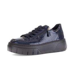 Gabor Damen Sneaker "Sneaker low", Gr. 44blau, Schuhe