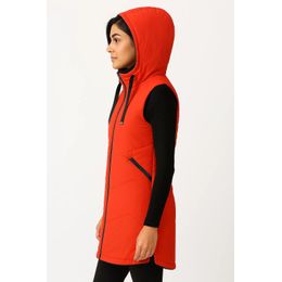 LPO Damen Steppweste "Mascho", rot, Gr. 38, Web, 100% Polyester, Westen, Wendeweste