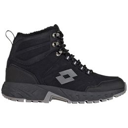 Lotto Herren Winterboots, Gr. 47, schwarz, Kunstfaser, Synthetik, mehrfarbig, Schuhe, - mit w&auml;rmendem Innenfutter