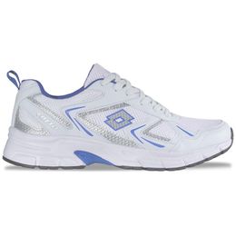 Sneaker Lotto, Damen, Gr. 41, wei&szlig;, blau, Kunstfaser, Synthetik, Schuhe Sneaker, - besonders leicht & bequem