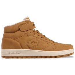 Lotto Herren Sneaker, Gr. 38, beige, Synthetik, Schuhe, - mit w&auml;rmendem Innenfutter