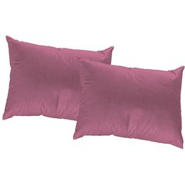 Dekokissen WIRTH, B:40cm L:40cm, lila, Kunstfaser, Kinderzimmer, Dekokissen_Sitzkissen_Kissenh&uuml;llen, Kissenh&uuml;lle ohne F&uuml;llung, 2 St&uuml;ck