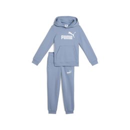 Puma Jungen Jogginganzug "Essentials No.1 Logo Jogginganzug Kinder", blau, Gr. 98, Obermaterial: 34% Polyester, 66% Baumwolle; Kapuzenfutter: 100%