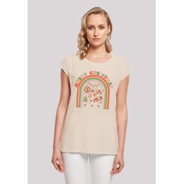 F4NT4STIC Damen T-Shirt "Merry Weihnachten Cozy Vibes", wei&szlig;, Gr. 4XL, Obermaterial: 100% Baumwolle, Shirts, Premium Qualit&auml;t, Weihnachts-Kollection