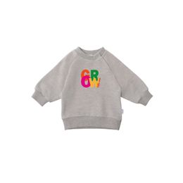 Liliput M&auml;dchen Sweatshirt "Grow", grau, Gr. 98, bedruckt, 80% Baumwolle, 20% Polyester, Sweatshirts, mit buntem Frontprint