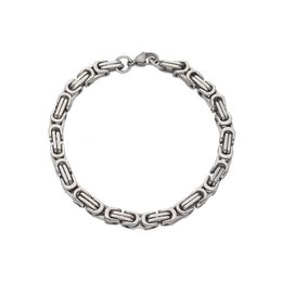 Firetti Herren K&ouml;nigsarmband "Schmuck Geschenk Armschmuck Armkette K&ouml;nigskette", 22, Edelstahl, silber, Edelstahl, Armb&auml;nder