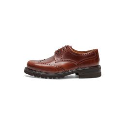 Henry Stevens Herren Schn&uuml;rschuh "Harry FBD5", Gr. 40,5, braun, Kalbsleder, Schuhe