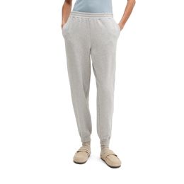 Marc O'Polo MARC O'POLO Damen Jerseyhose "aus Organic Cotton"pure grau melange, Gr. S, unifarben, Sweatware, Obermaterial: 100% Baumwolle, Hosen