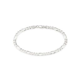 Bruno Banani Herren Armband "Schmuck Geschenk Silber 925 Armschmuck Armkette Figarokette", 19, Silber 925 (Sterlingsilber), silber, Silber 925
