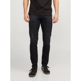 Jack & Jones Jack & Jones "JJIGLENN &ndash; Jeans mit G&uuml;rtelschlaufen und Used-Waschung" Used, modisch, slim fit, Denim/Jeans