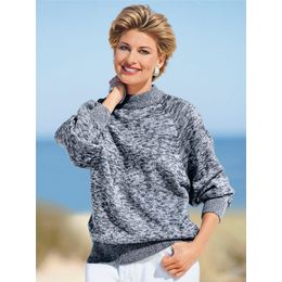 Classic Basics Damen Strickpullover "Pullover", grau, Gr. 36, meliert, 100% Polyacryl, Pullover